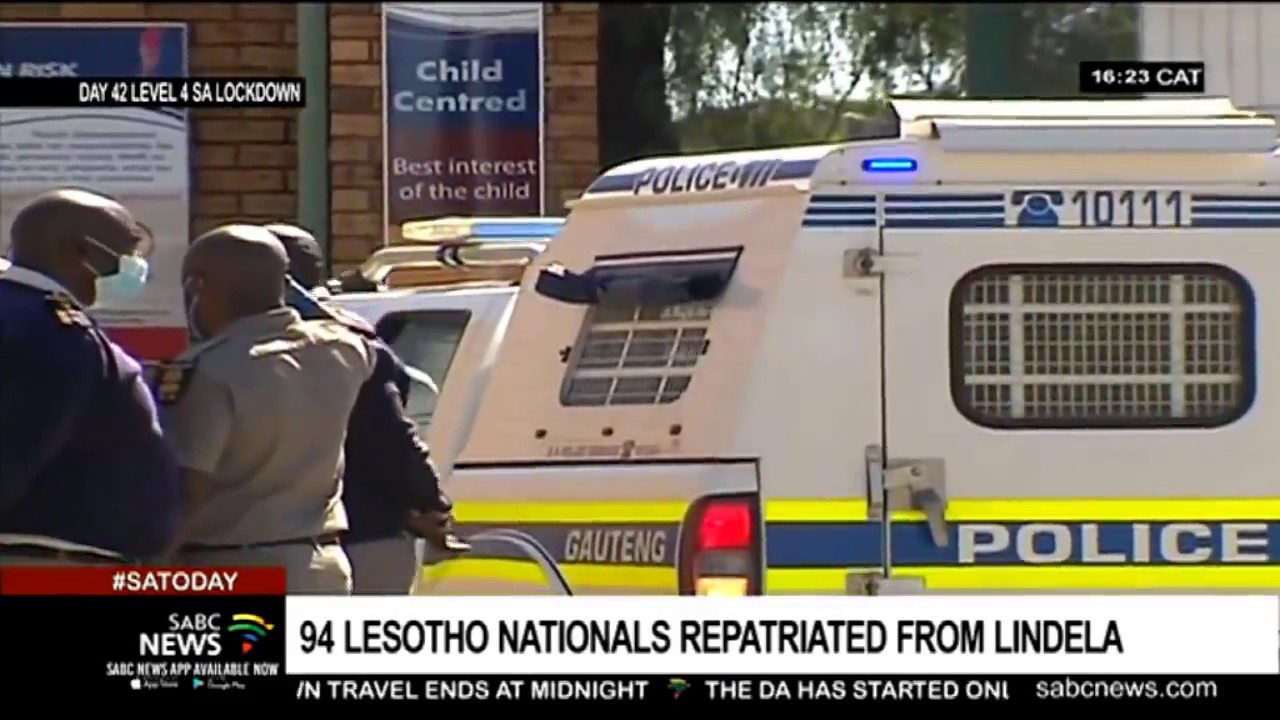 94 Lesotho nationals deported from Lindela Repatriation Centre - YouTube