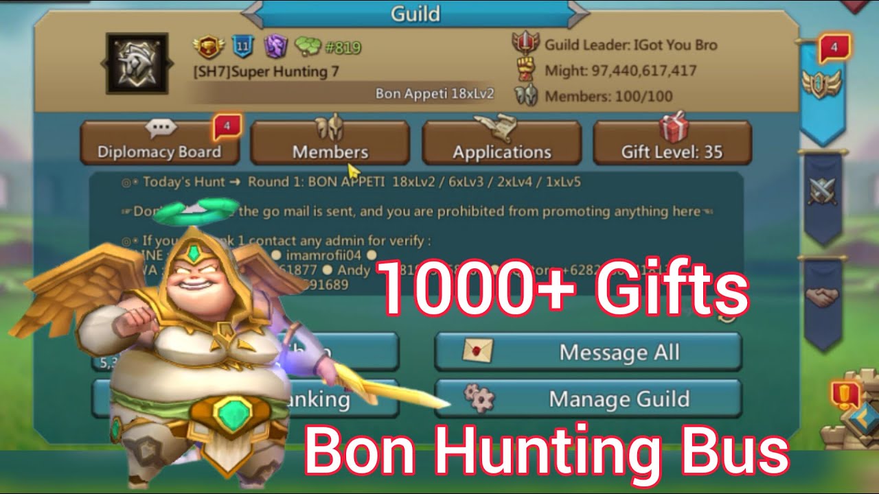 Crazy Bon Appeti Hunting Bus || 09/27/2023 || #lordsmobile #hunting # ...