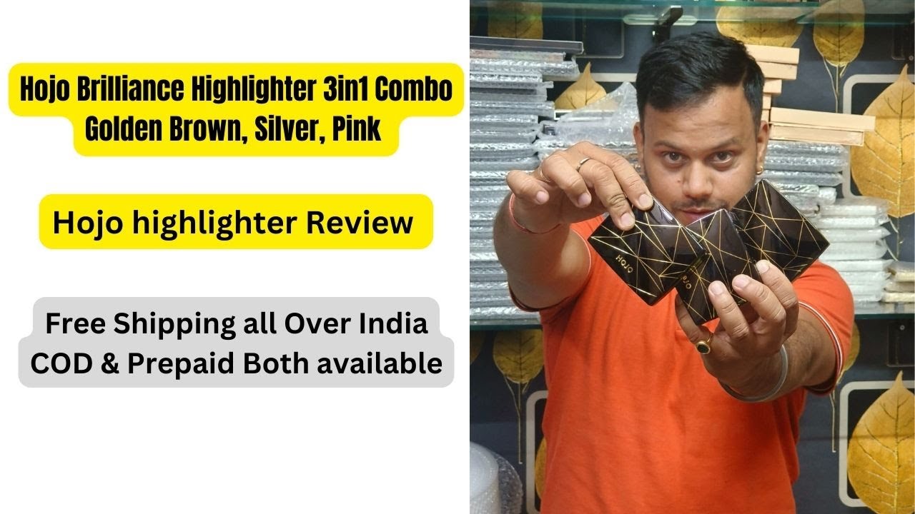 Hojo Brilliance Highlighter 3in1 Combo Golden Brown, Silver, Pink ...