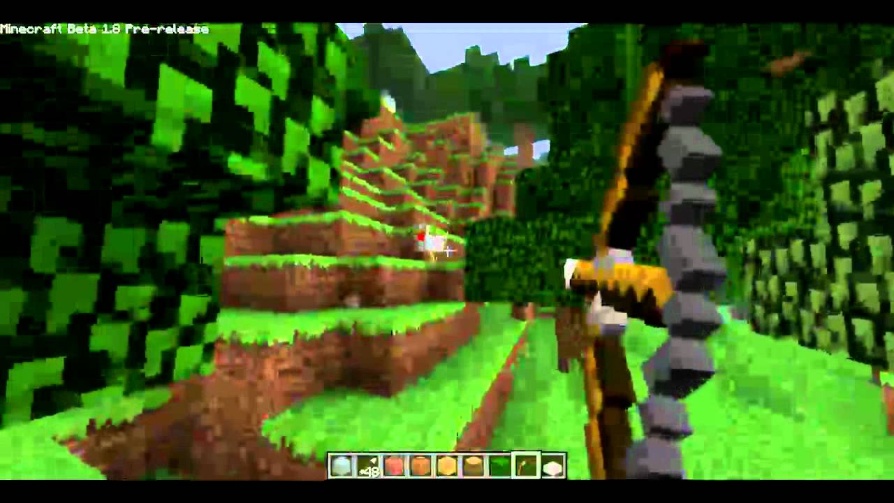 Minecraft 1.8 FOOTAGE Bow Charge! - YouTube