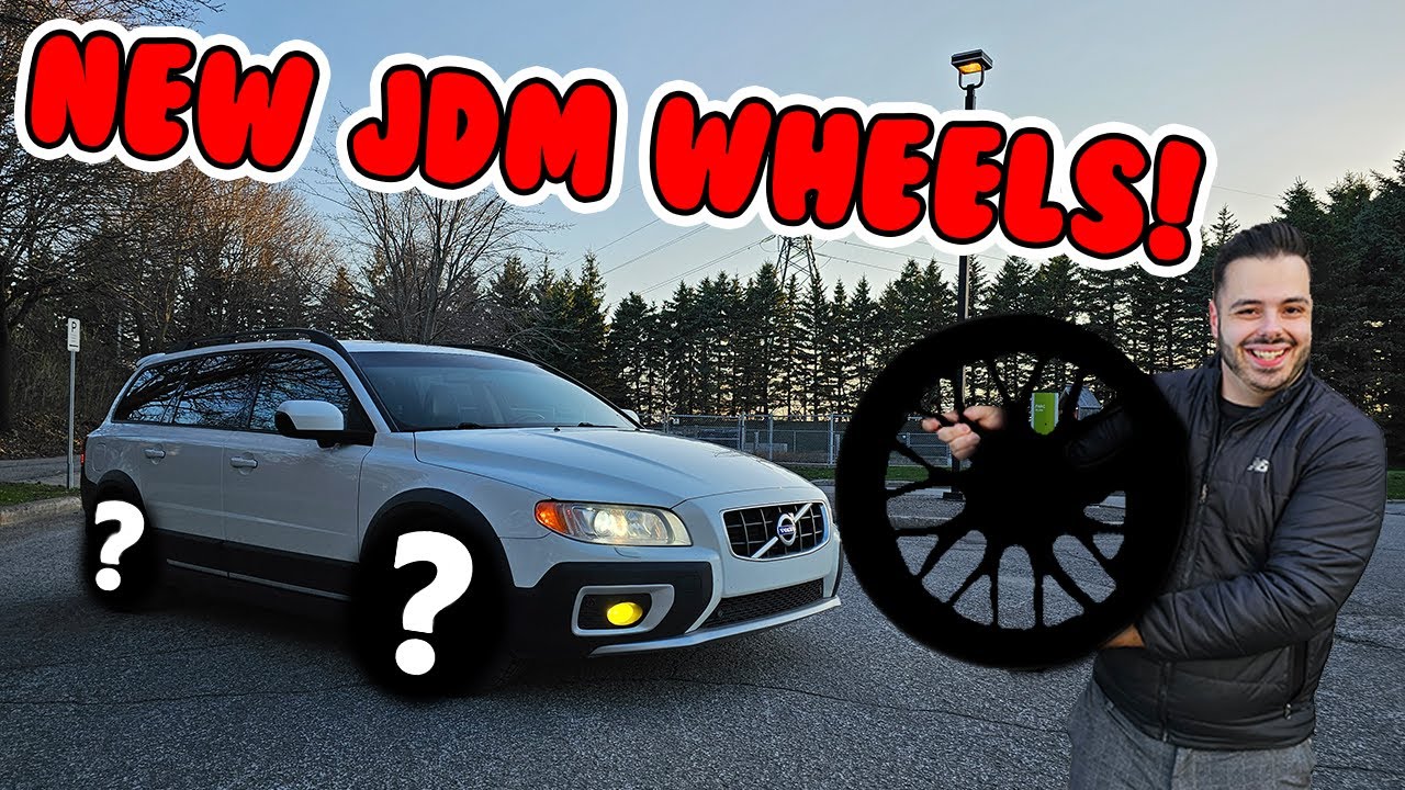 REVEALING NEW JDM WHEELS for my VOLVO XC70 PROJECT! - YouTube
