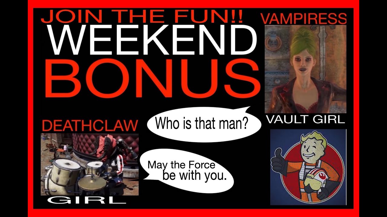 MAY 4TH MAY THE FORCE BE WITH YOU! 05/05/22 FALLOUT 76 WEEKEND EVENTS ...