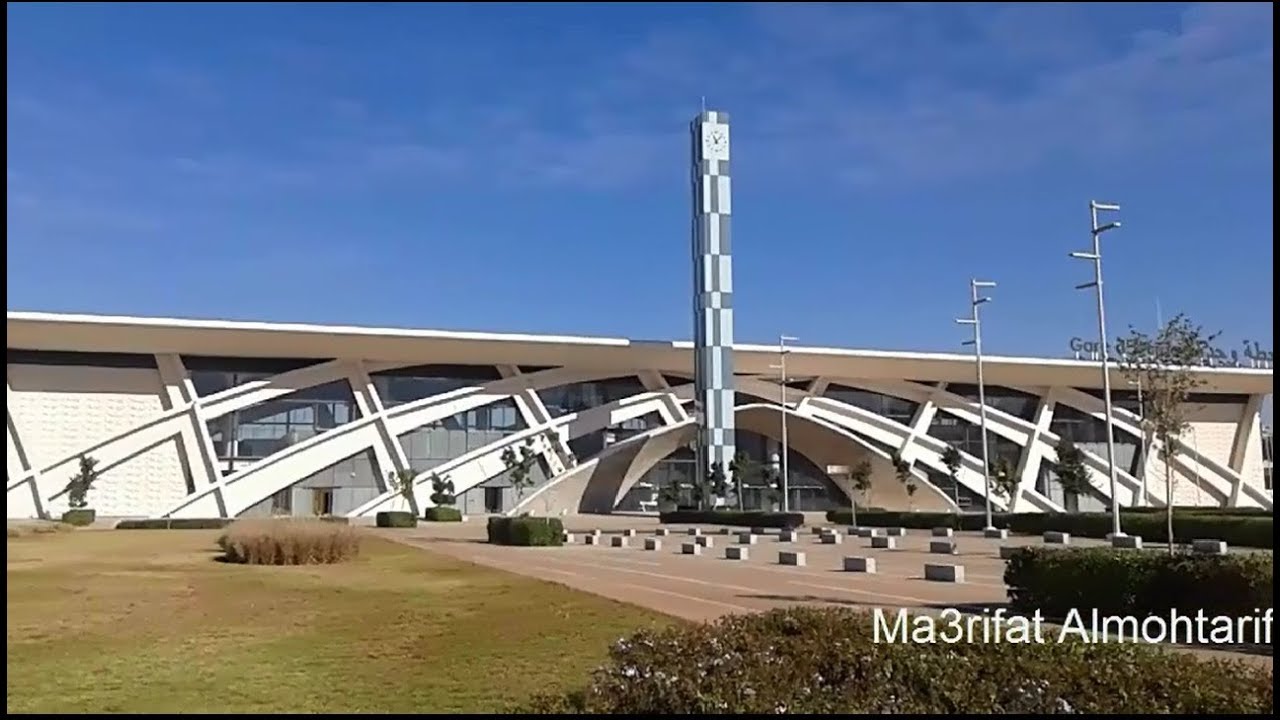 محطة القطار بوجدة الجديدة رووووعة لاتفوتكم Gare d'Oujda - YouTube