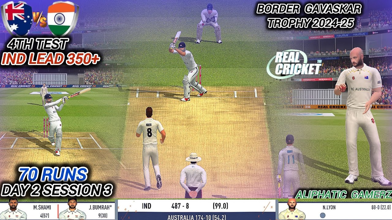 India Built 350+ runs Lead in the 4th BGT Test ! END OF DAY 2 | Real ...