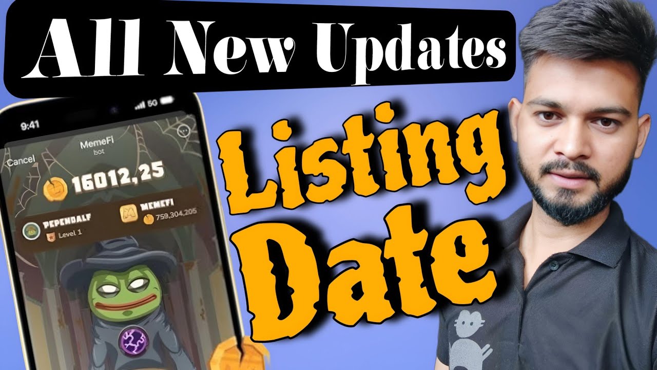 MemeFi Coin Listing Date - All New Updates || MemeFi Coin Today Updates ...