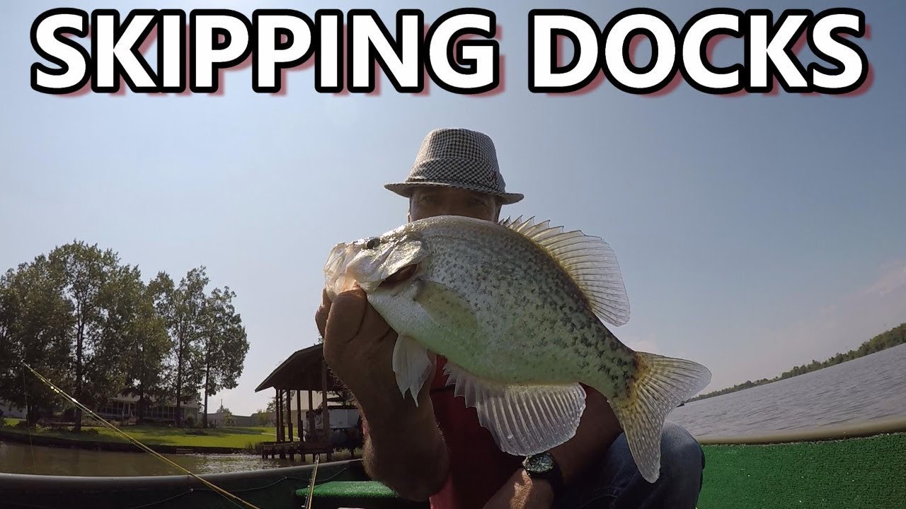 Skipping Docks For Crappie - YouTube