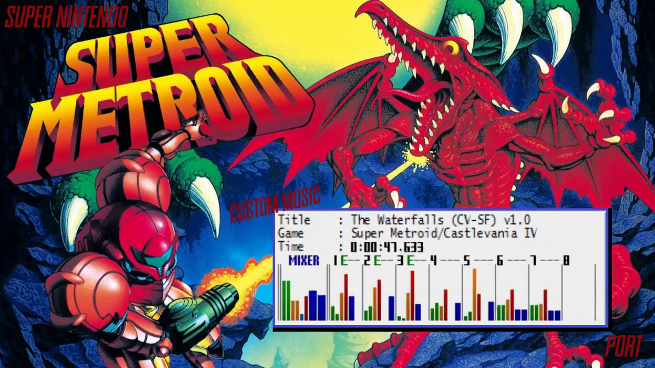 Super Metroid Custom Music: The Waterfalls - YouTube