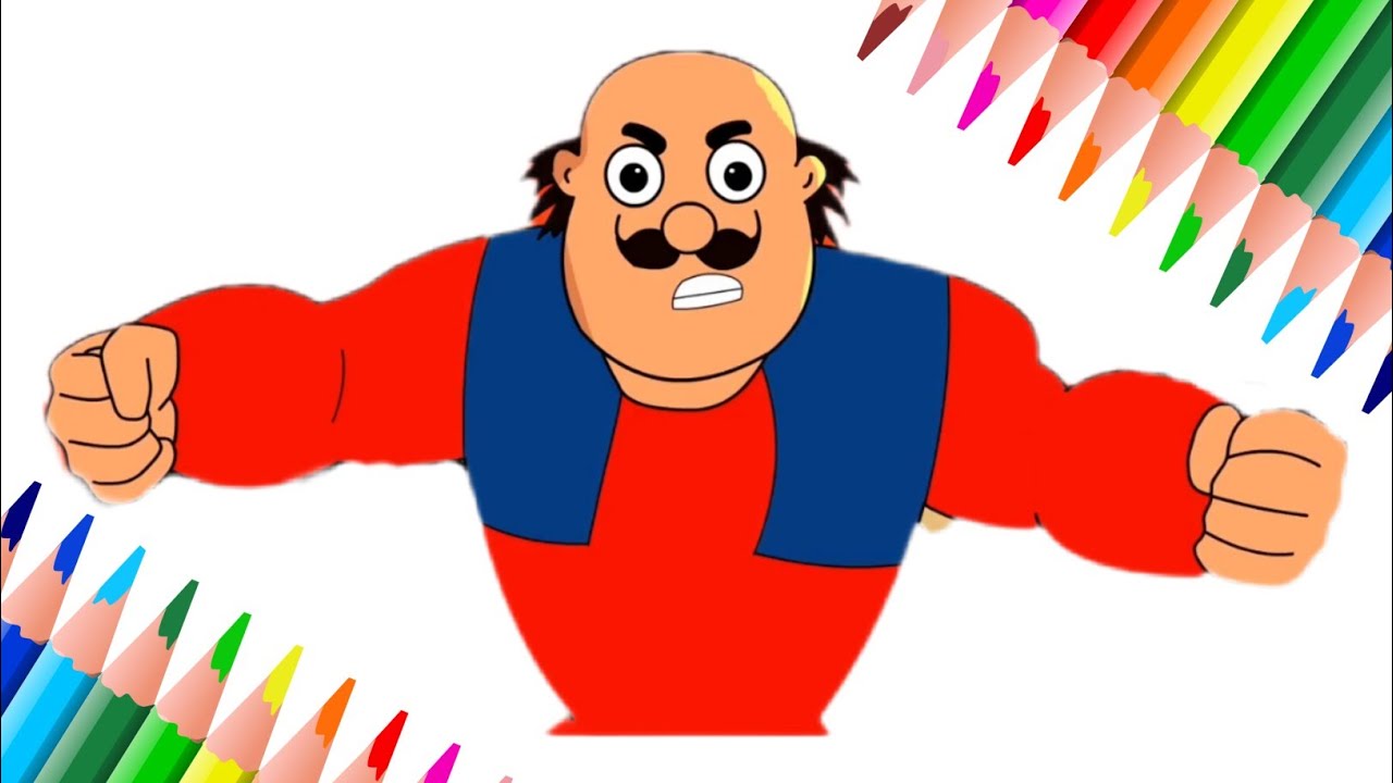 How to drawing wwe Motu cartoons easy step by step | Motu Patlu - YouTube