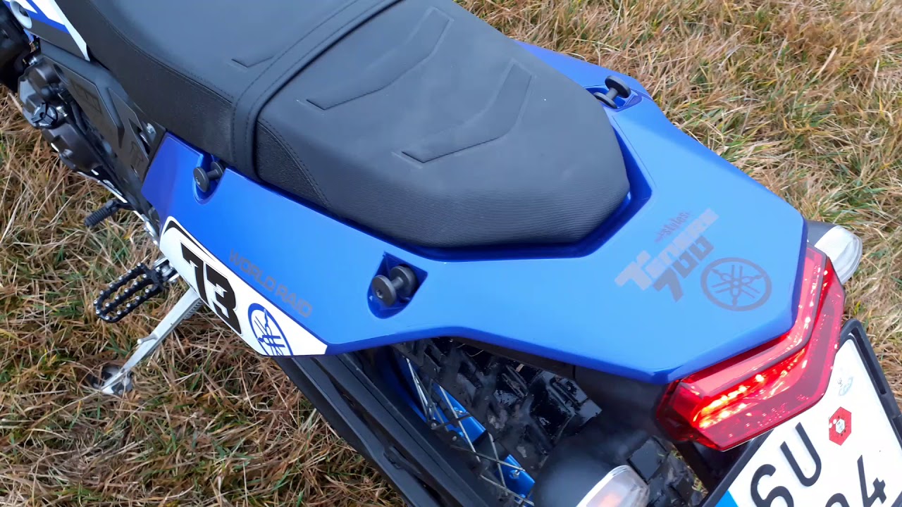 Yamaha Tenére 700 - stickers kit & ZARD exhaust - YouTube