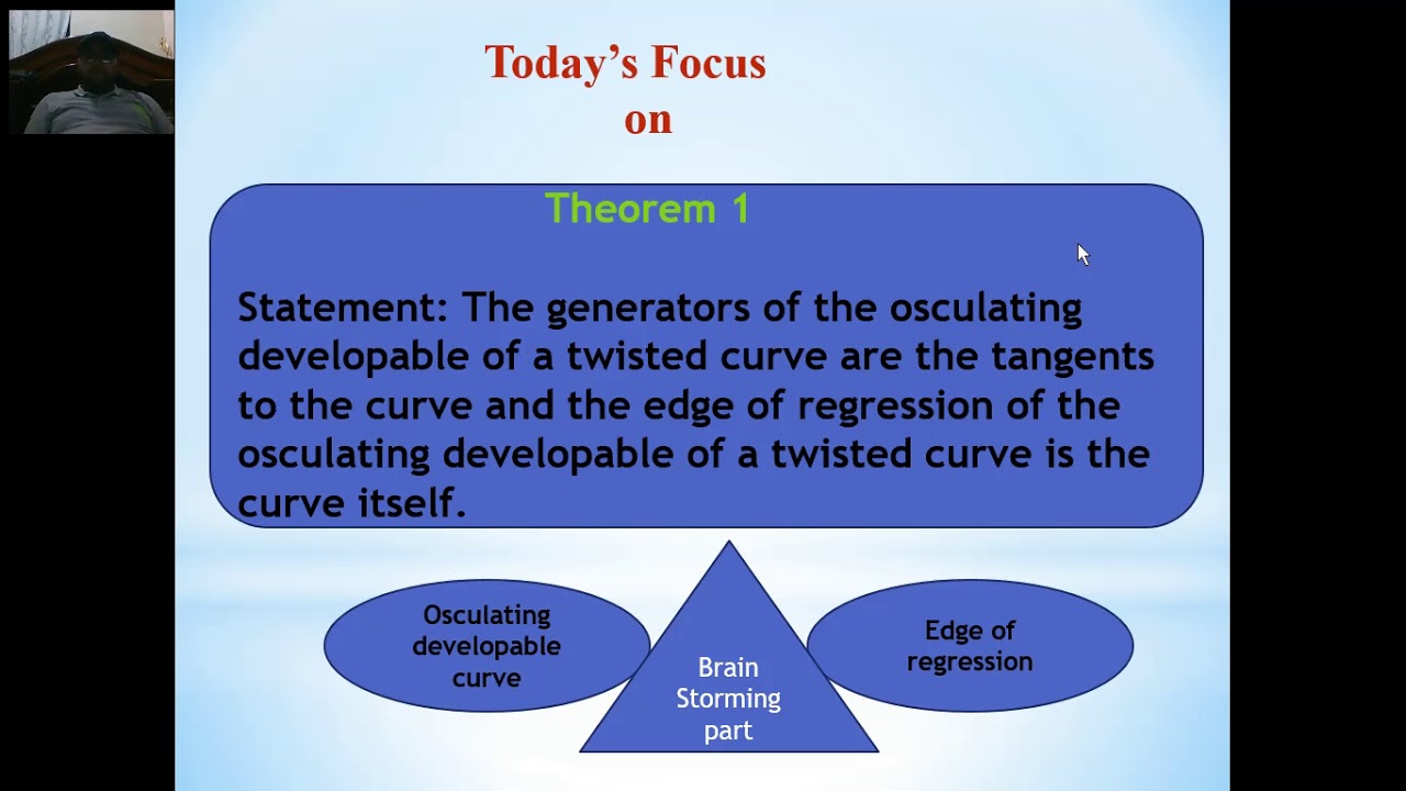 Osculating developable curve - YouTube