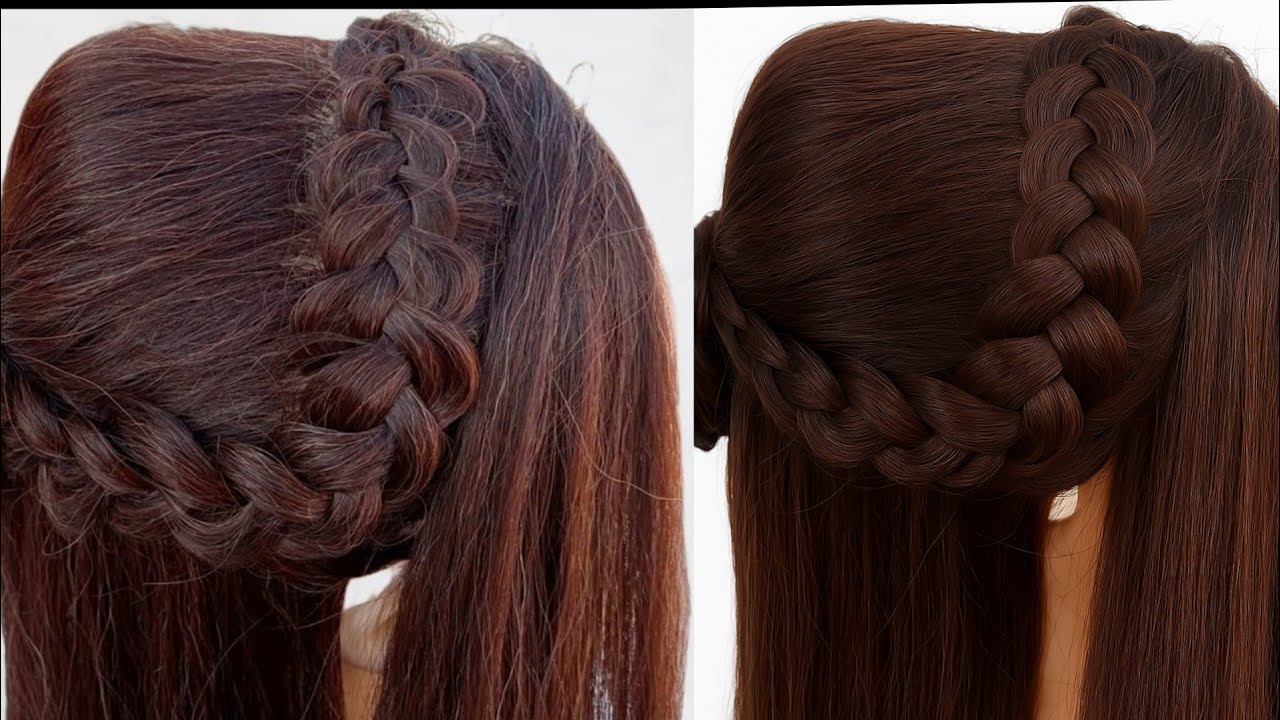 So Easy Front Braid Hairstyles | Simply Easy Hairstyle for Eid ...
