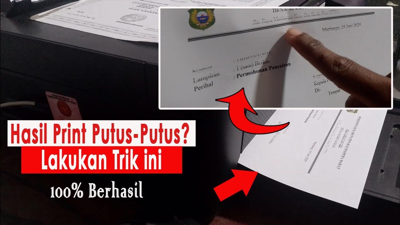 Cara Mengatasi Hasil Print Putus-Putus Pada Printer Epson L3110, L3210 ...