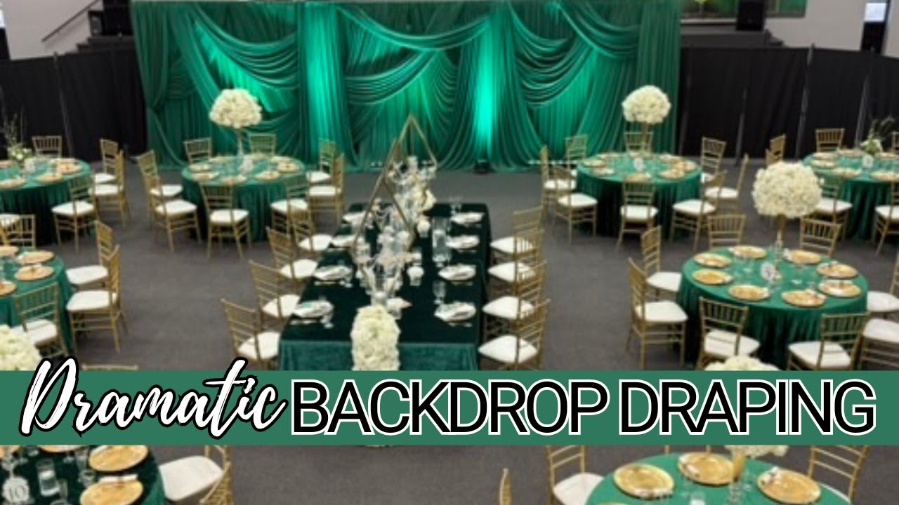 2025 Backdrop Tutorial Dramatic Draping Techniques Revealed - YouTube