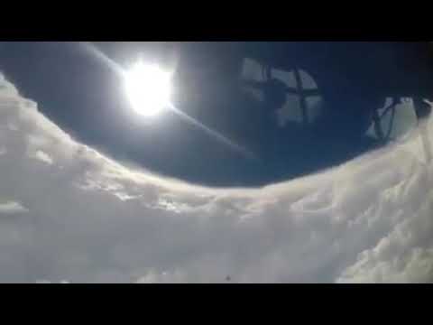 JAW DROPPING view from inside Hurricane Dorian eye-wall from Hurricane ...