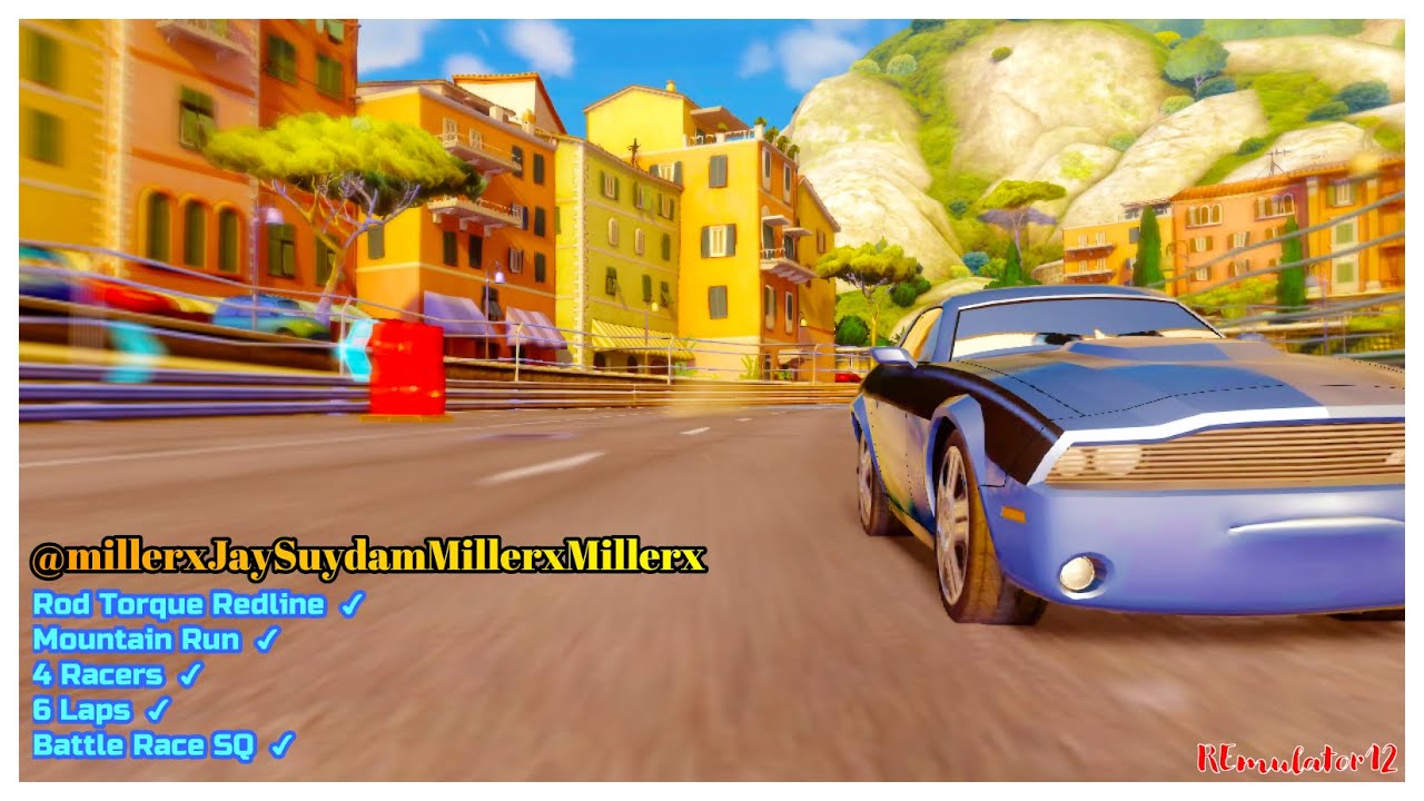 Cars 2 The Video Game | Rod Torque Redline - Battle Race (SQ 4 Racers ...