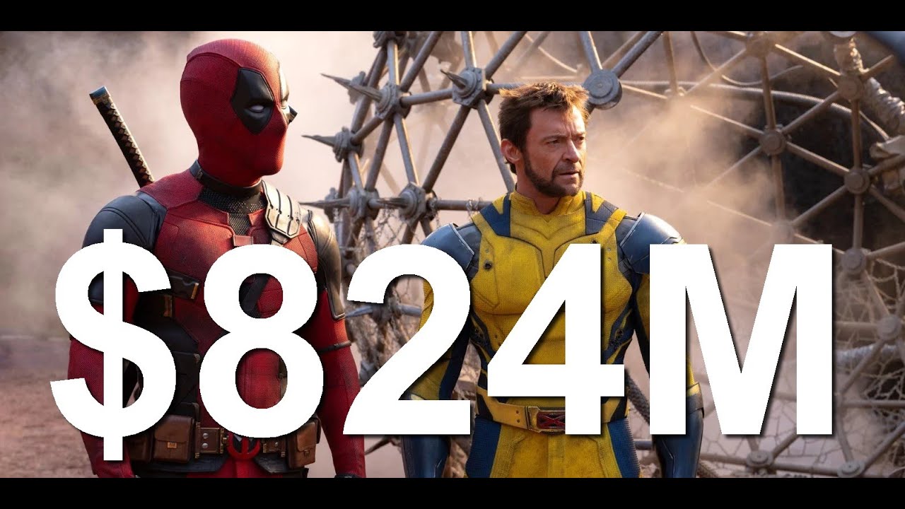 824 Millions de dollars de recettes pour DEADPOOL WOLVERINE ! - YouTube