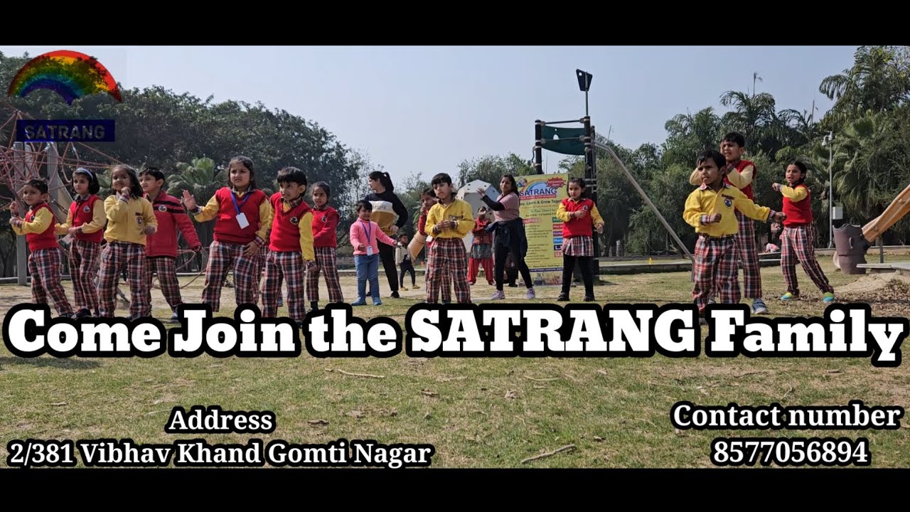 Masti time at Janeshwar Mishra park|SATRANG PLAY SCHOOL - YouTube