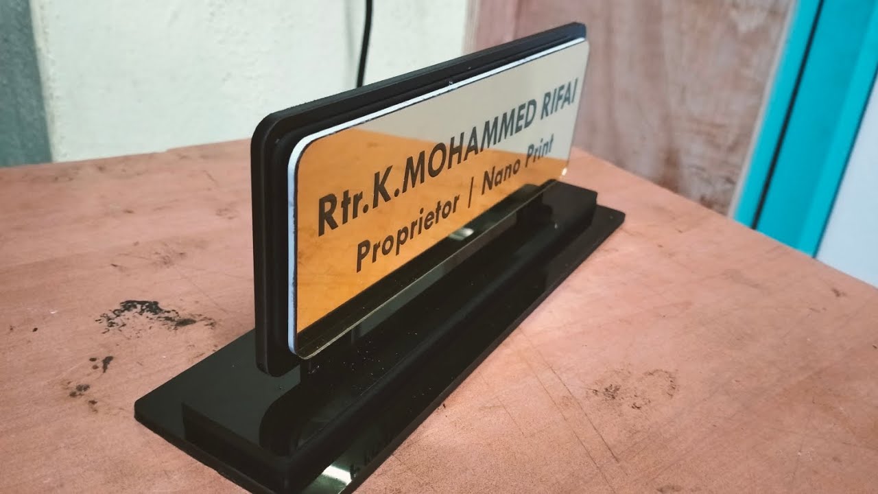 CUSTOMIZED NAME BOARD MAKING | NANO PRINT | 9655994488 | #BOARD #sign # ...