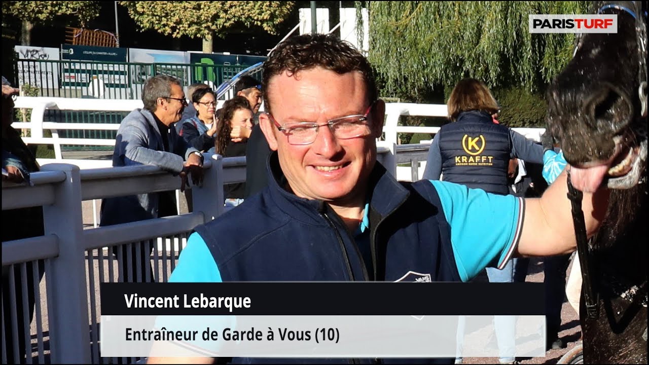 Vincent Lebarque, entraîneur de Garde à Vous (le lundi 11 mars à Caen ...