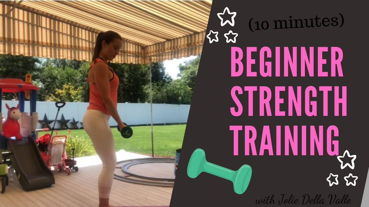 Beginner Strength Training and Cardio Workout (with light weights ...