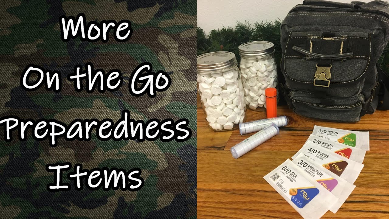 More On the Go Prepping Items - YouTube