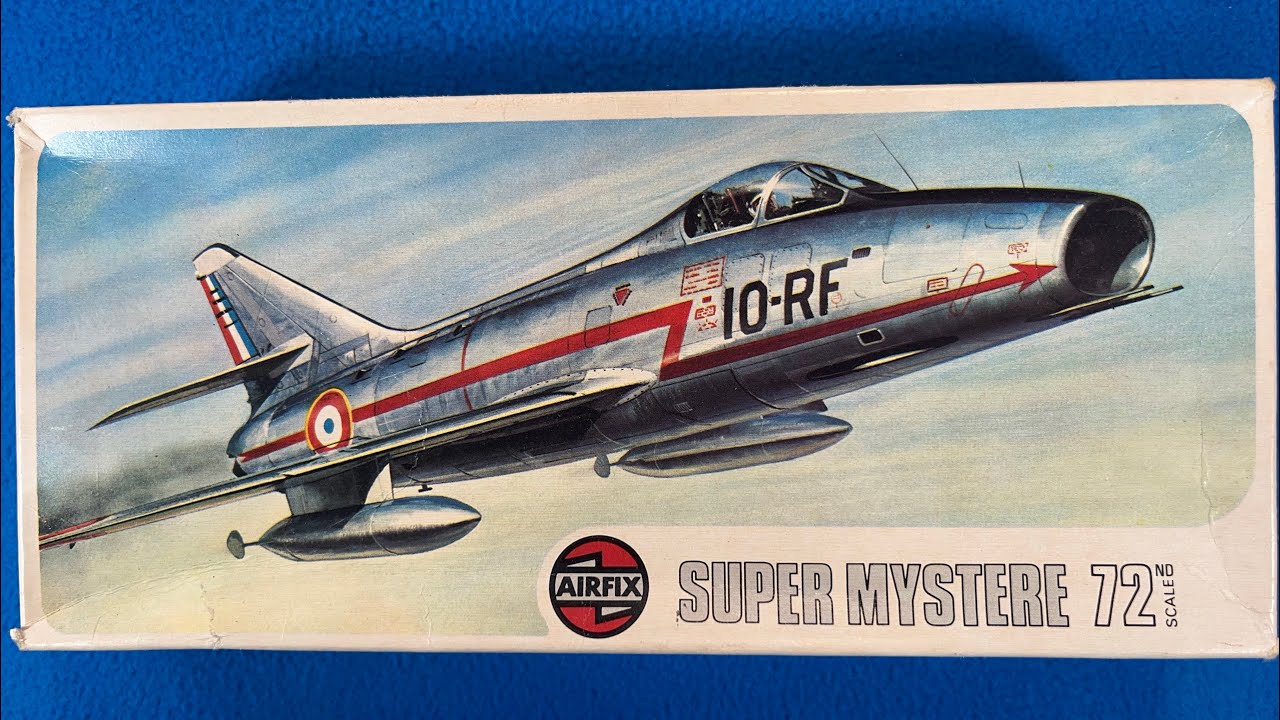 French Week! Airfix 1972 Dassault Super Mystere B.2 Vintage Model ...