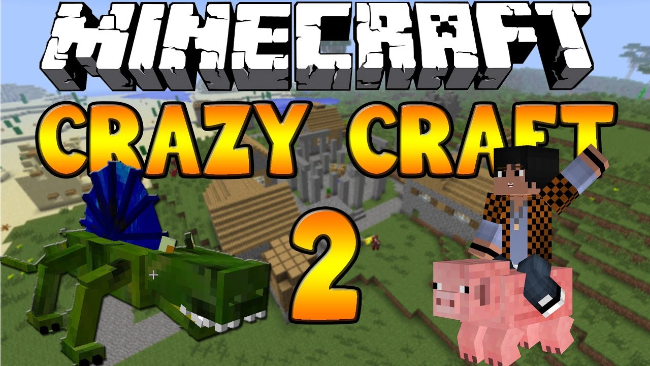 Minecraft "MAN VS LIZARD" - CRAZY CRAFT Modded Survival - Ep. 2 - YouTube