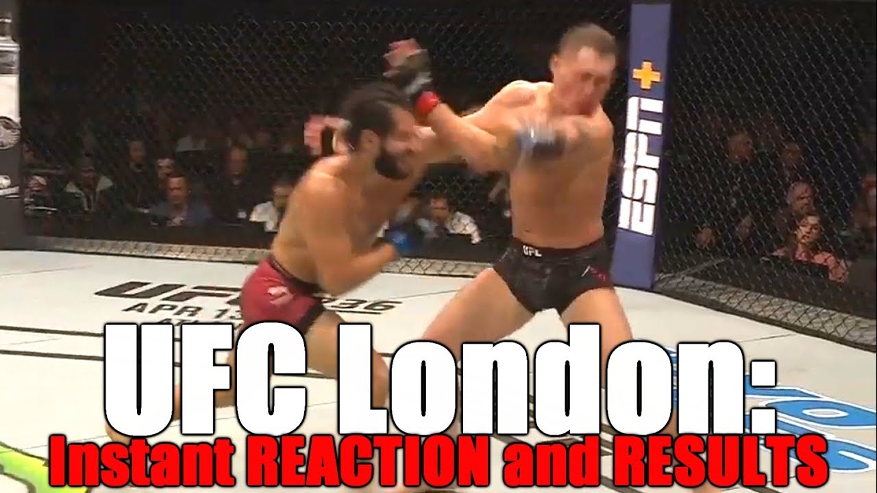 UFC London: Reaction and Results - YouTube