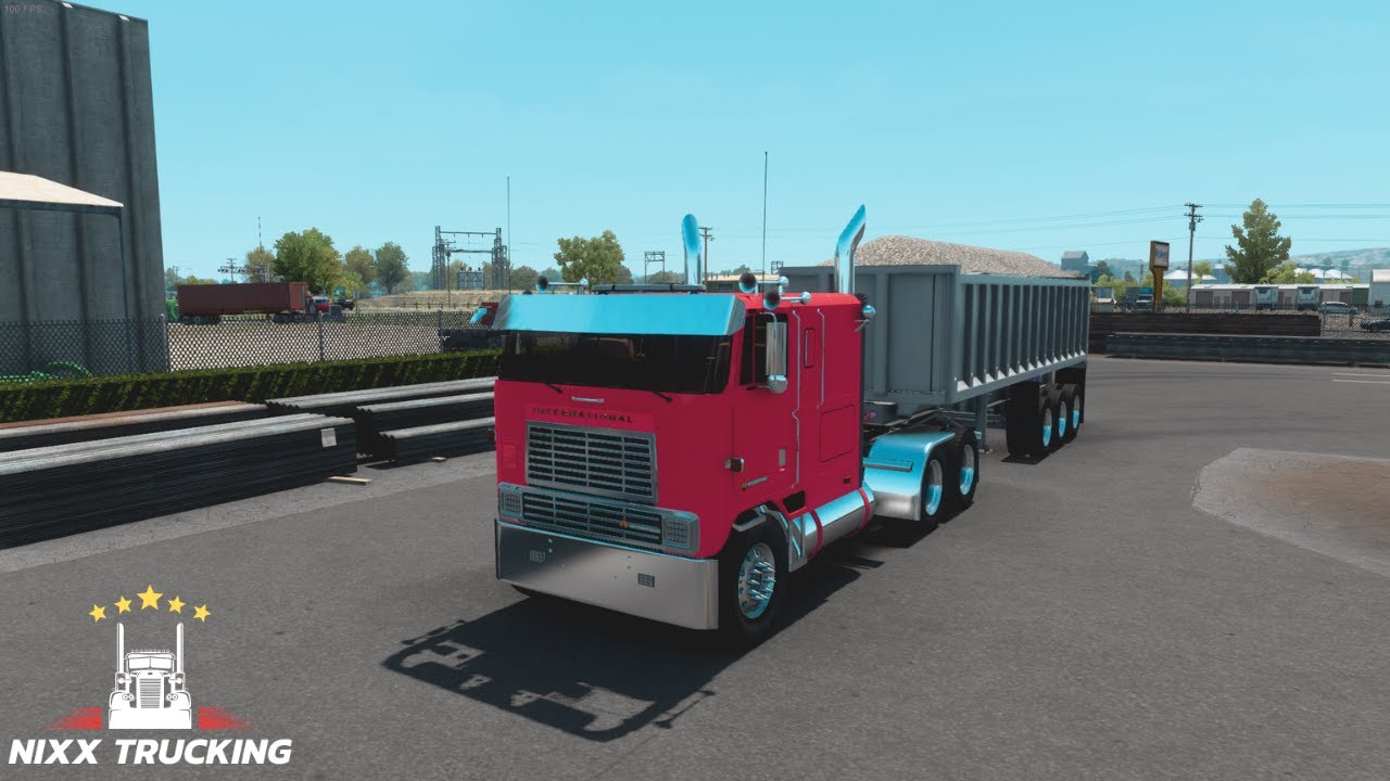 International 9670 Cabover With Cat C15 - Hauling Gravel - American ...