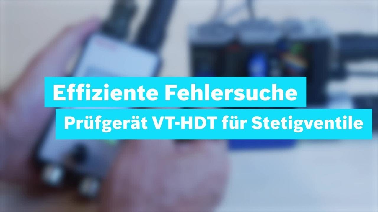 Ventilprüfgerät VT-HDT - YouTube
