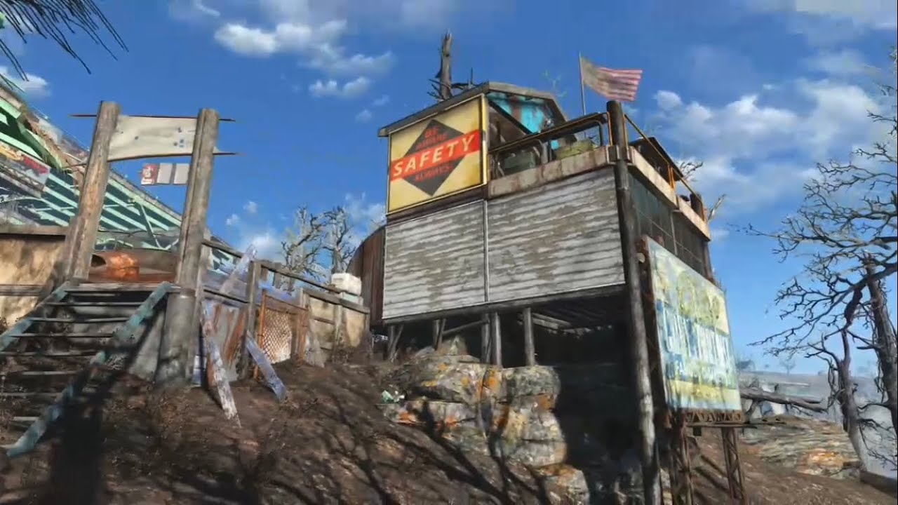 Fallout 4 Settlement / 75th Forest Ranger Regiment Outpost near Forest ...