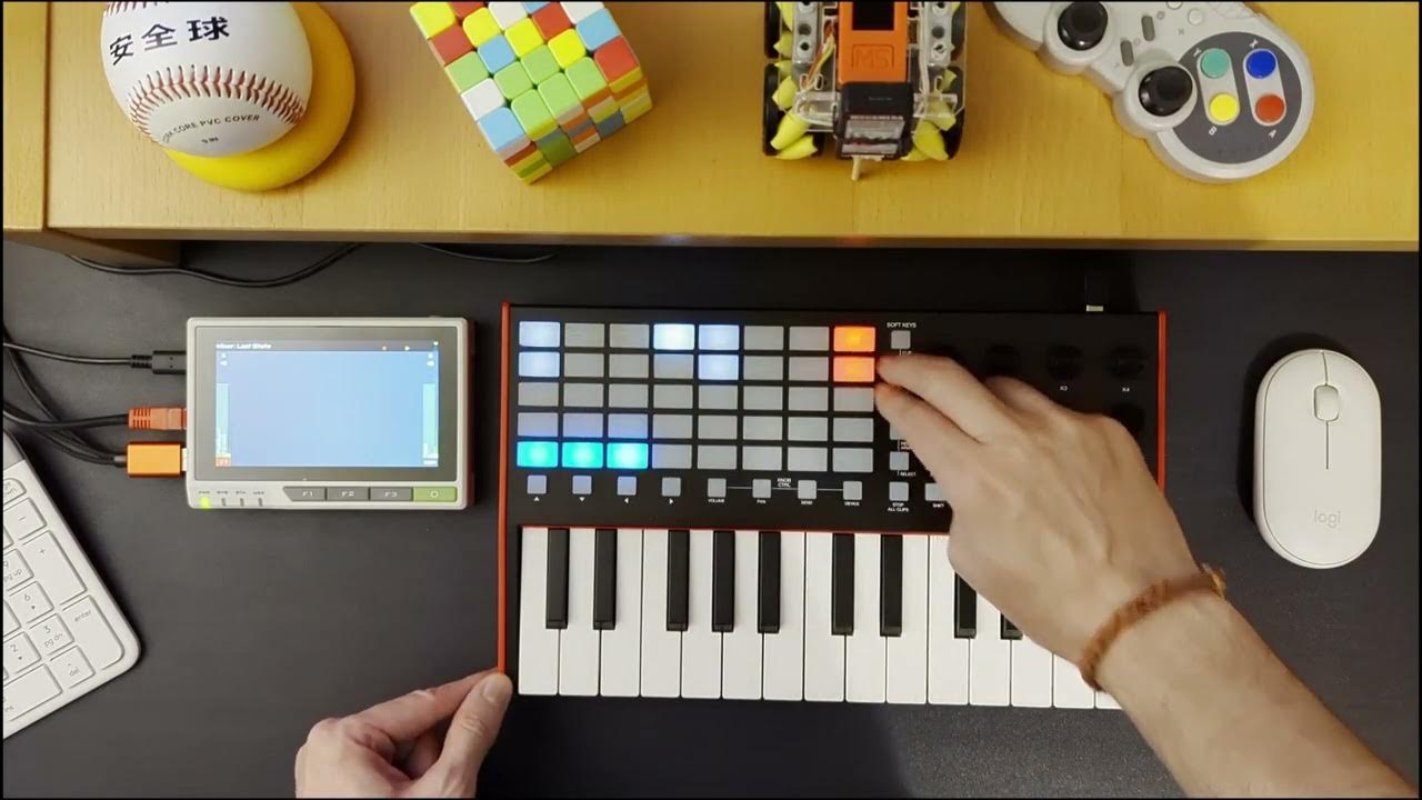 Zynthian - Akai APC Key25 mk2 - StepSeq (alpha) demo - YouTube