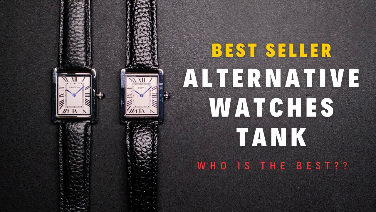 BEST SELLER HOMAGE CARTIER TANK - Sanda Watches VS FWTD Tank Solo - YouTube