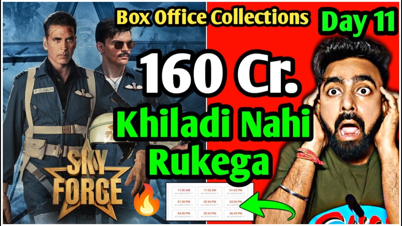 Sky Force Box Office Collections Day 11 Sky Force Day 11 Collection Sky ...