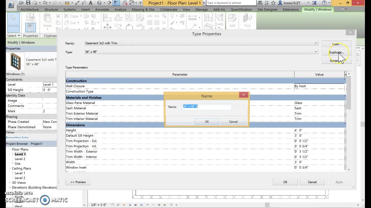 Inserting window on Revit - YouTube