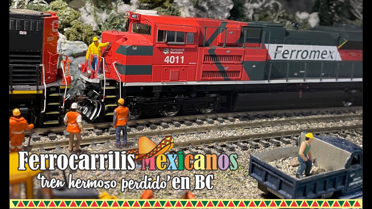 FERROMEX " Ferrocarrilis Mexicanos" tren hermoso' en BC - YouTube