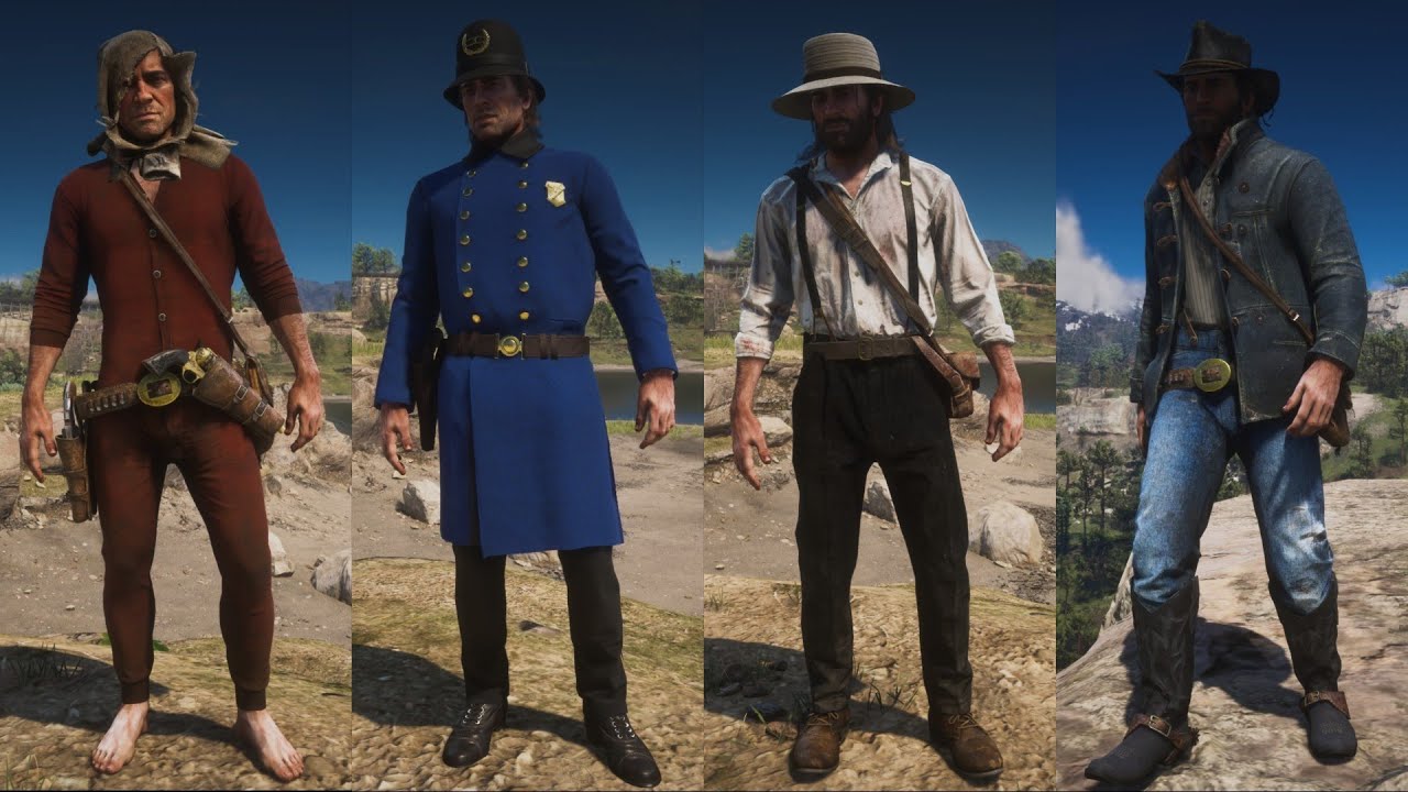 5 Extremely Rare Outfits for Arthur | Red Dead Redemption 2 - YouTube