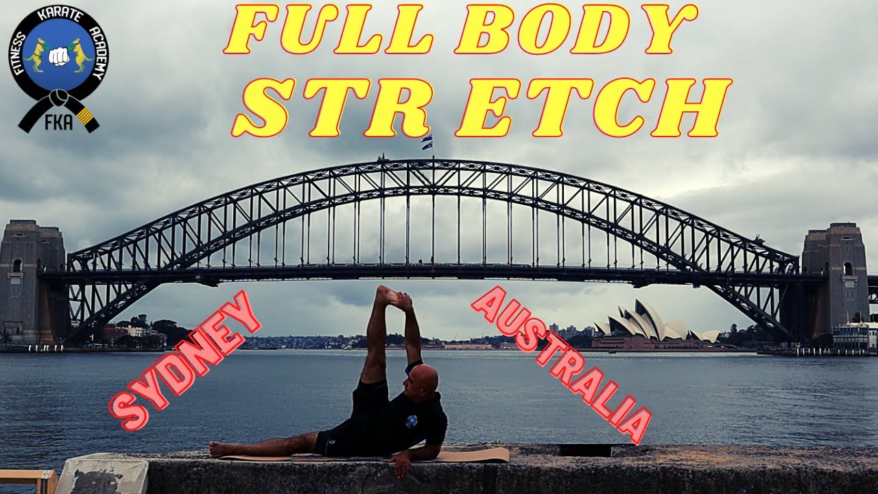 General full body stretching routine for beginners part 1 - YouTube
