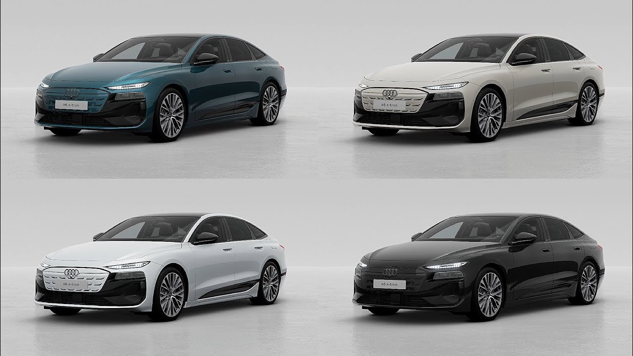 New AUDI A6 2025 - COLOURS - YouTube