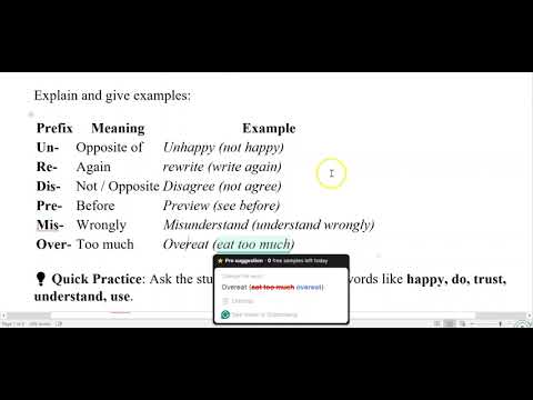 "🚀 Unlock Your Vocabulary: Prefixes & Suffixes Quiz Challenge! 🧩" - YouTube