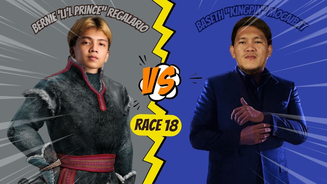 Bernie "Li'l Prince" Regalario 🆚 Baseth "Kingpin" Mocaibat | Race 18 ...
