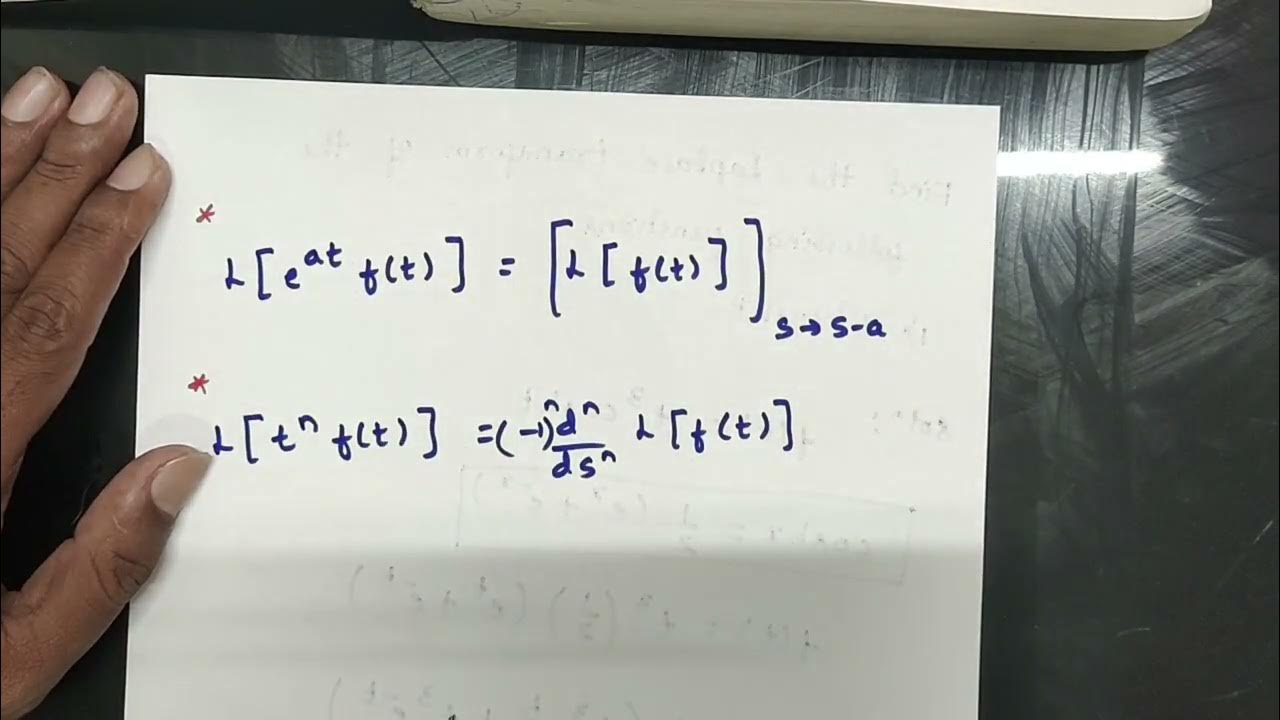 Laplace Transform Property 1 and 2 - Part 1 | Engineering Mathematics - YouTube