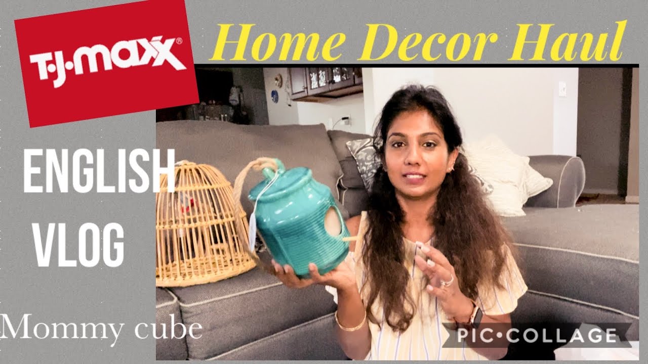 Tj max home decor haul in English !! - YouTube