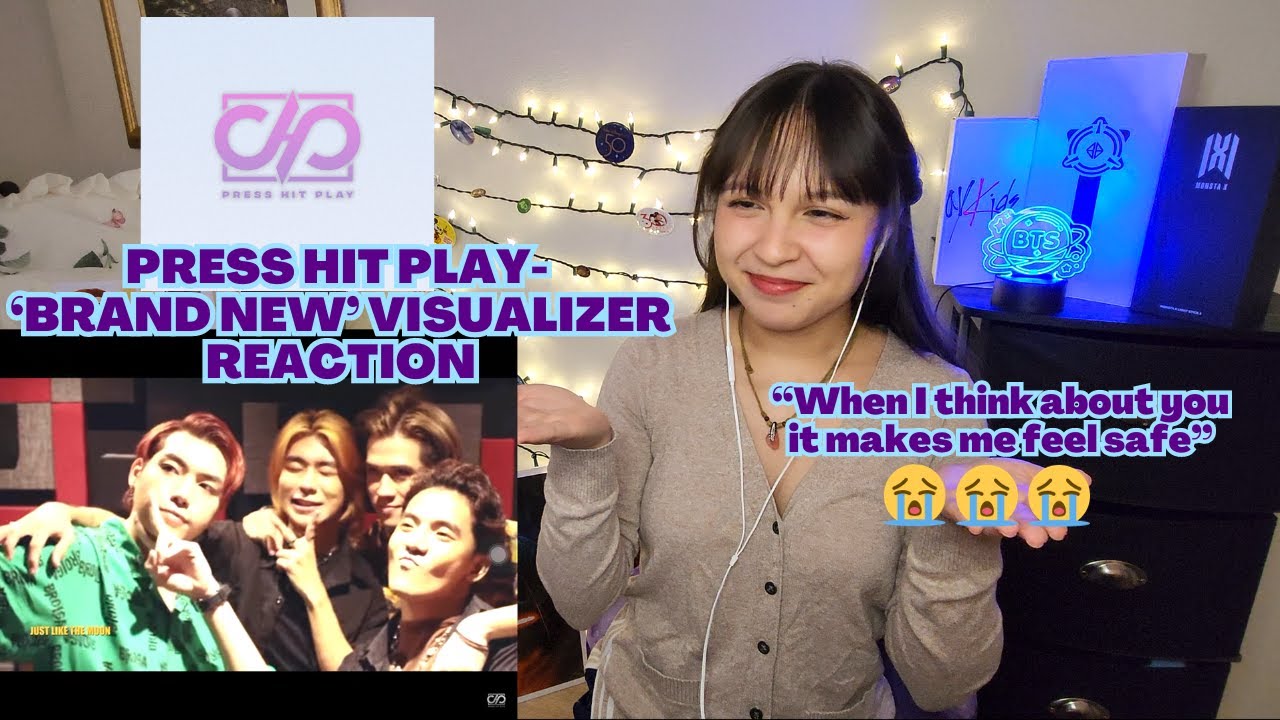 PRESS HIT PLAY 'BRAND NEW' VISUALIZER | REACTION - YouTube