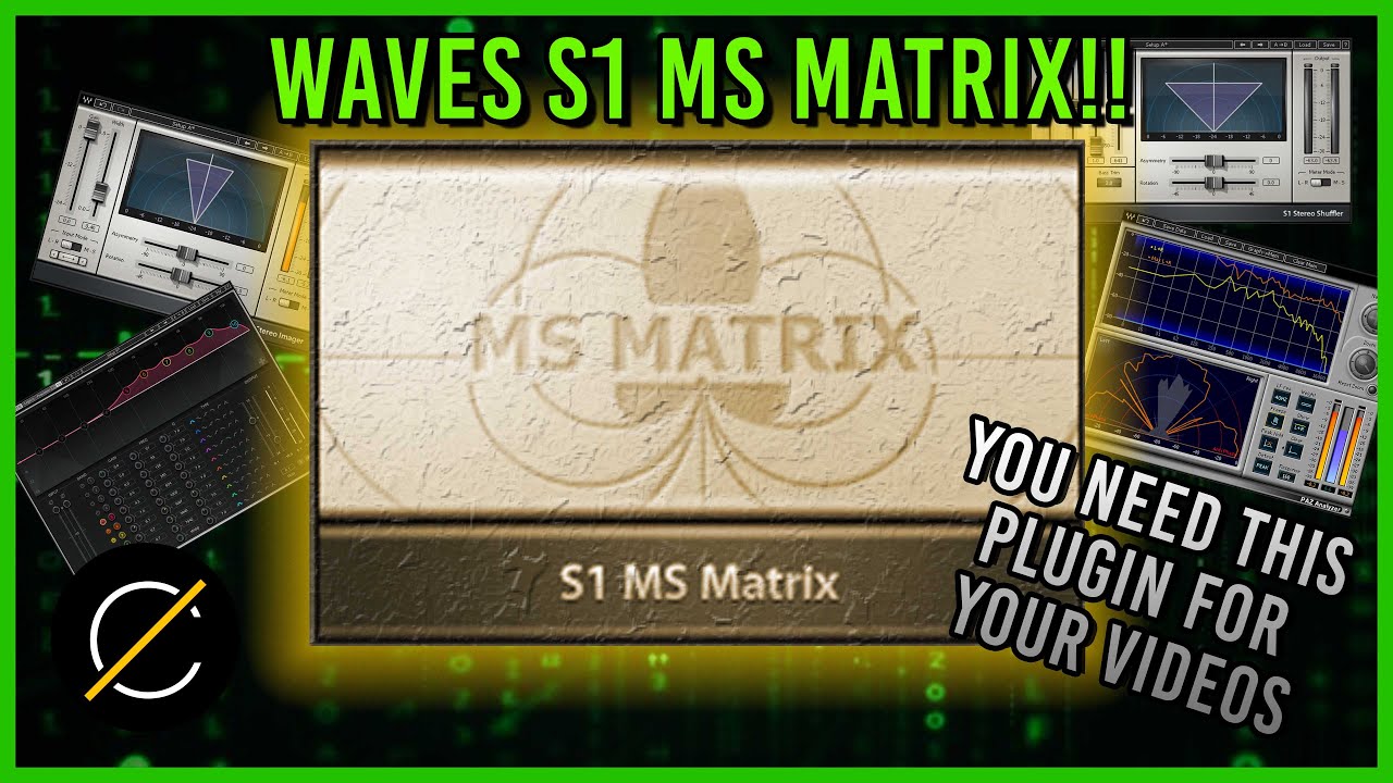 Waves S1 MS Matrix: How to use for Mono compatibility for your Videos ...
