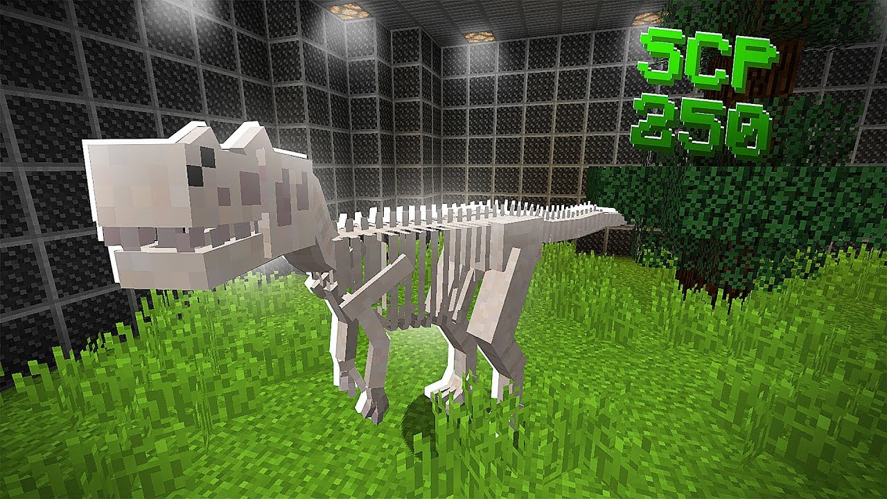 Minecraft: SCP-250 O FOSSIL DE DINOSSAURO VIVO!! #33 - SCP ‹ DONAT3LO ...