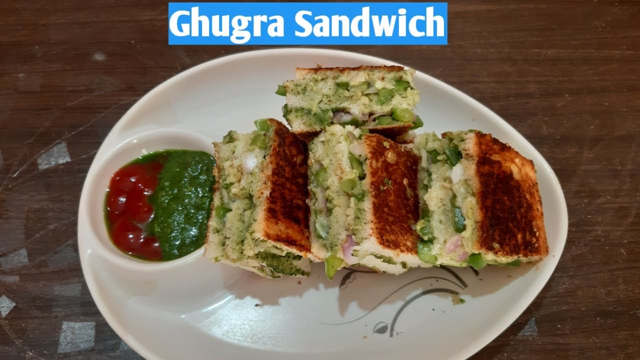 Ghughra Sandwich Recipe | ઘુઘરા સેન્ડવીચ રેસીપી | Sandwich | Street ...