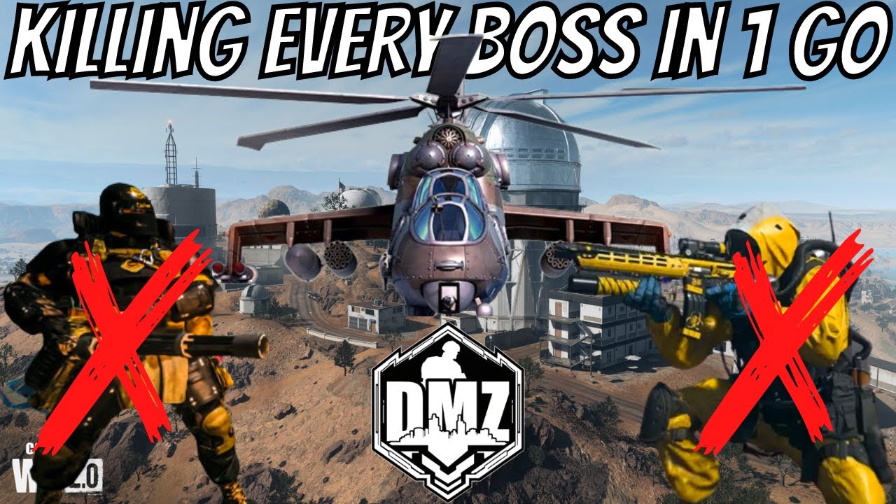 KILLING EVERY BOSS IN ONE DEPLOYMENT ON DMZ! - YouTube