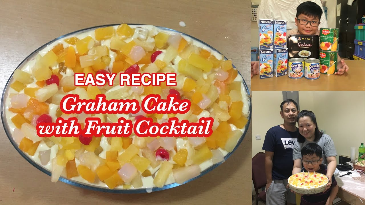 How To Make Graham Cake With Fruit Cocktail | Quick & Easy Steps ...