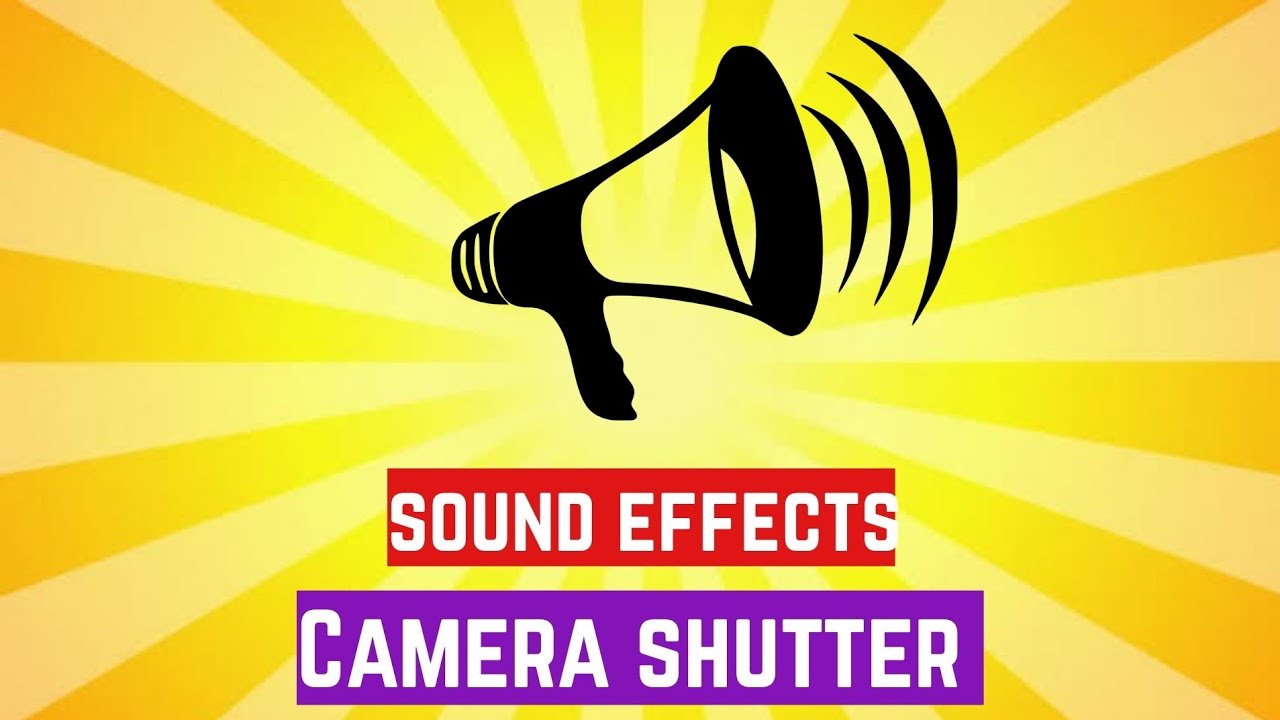 CAMERA SHUTTER - Sound effect - YouTube